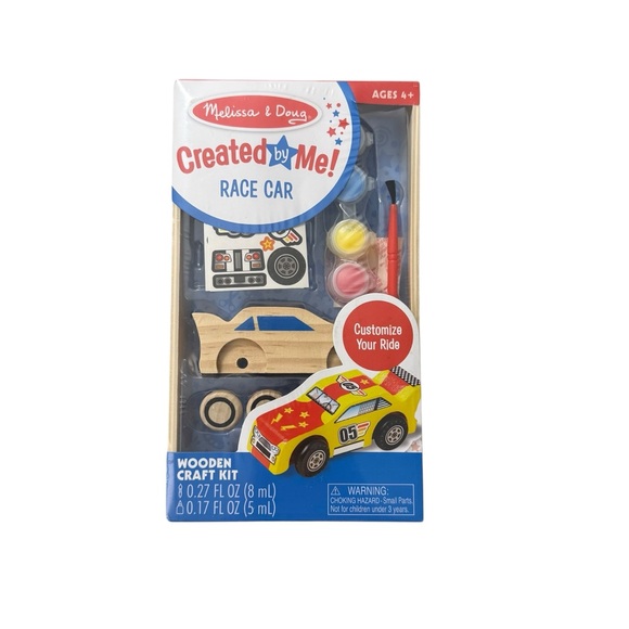 Melissa & Doug | Toys | Melissa Doug Created By Me Race Car Craft Kit ...